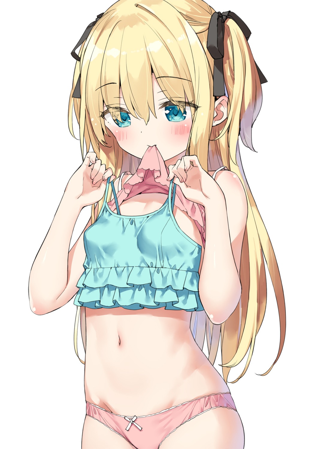kani biimu shimotsuki potofu bikini top loli no bra pantsu shirt lift swimsuits | #1190374 ...